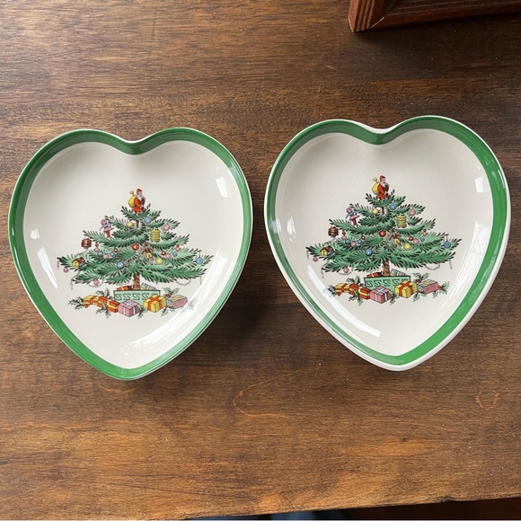 Spode | Holiday | 2 Spode England Heart Shape Nut Candy Trinket Dishes ...